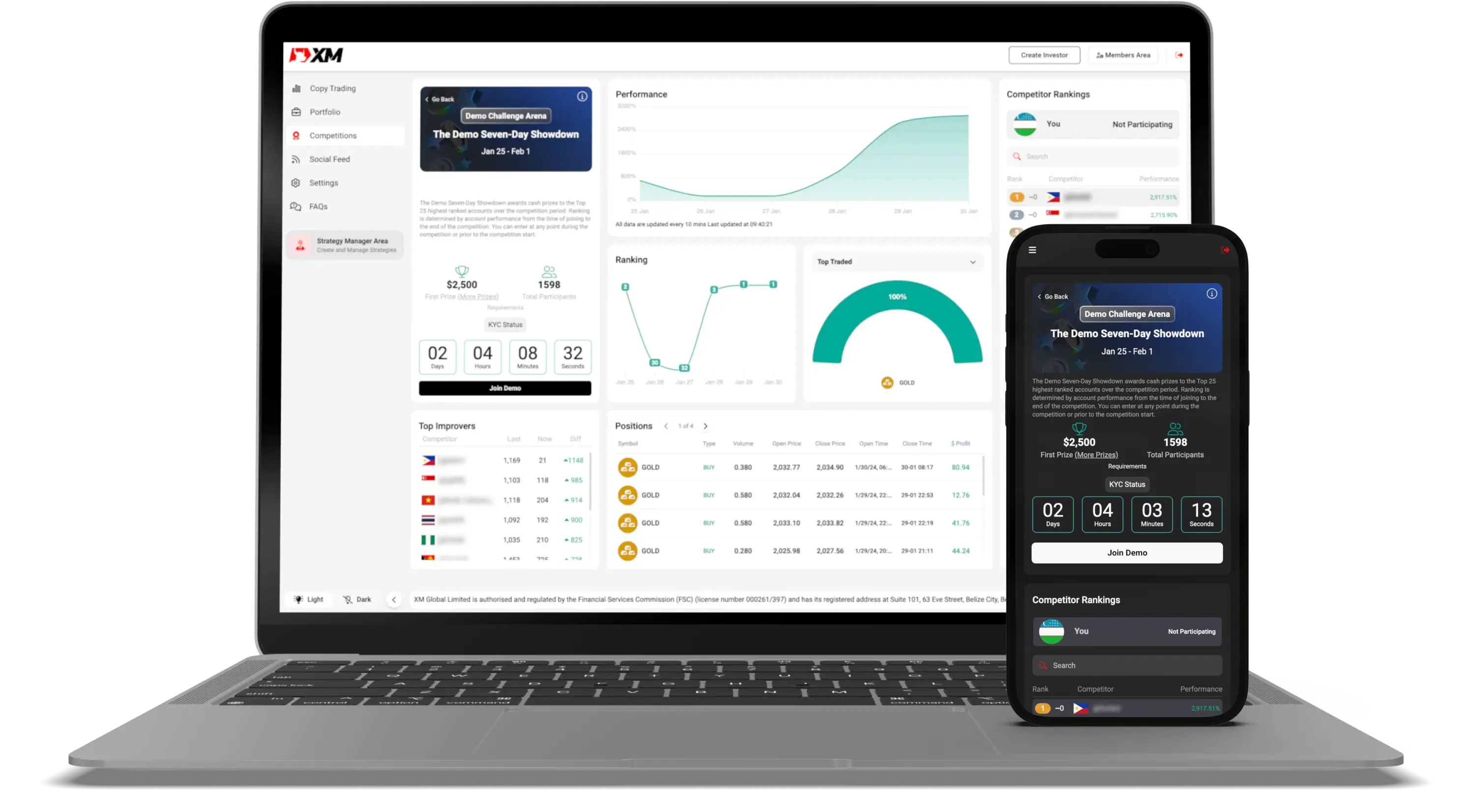 XM Demo Competitions